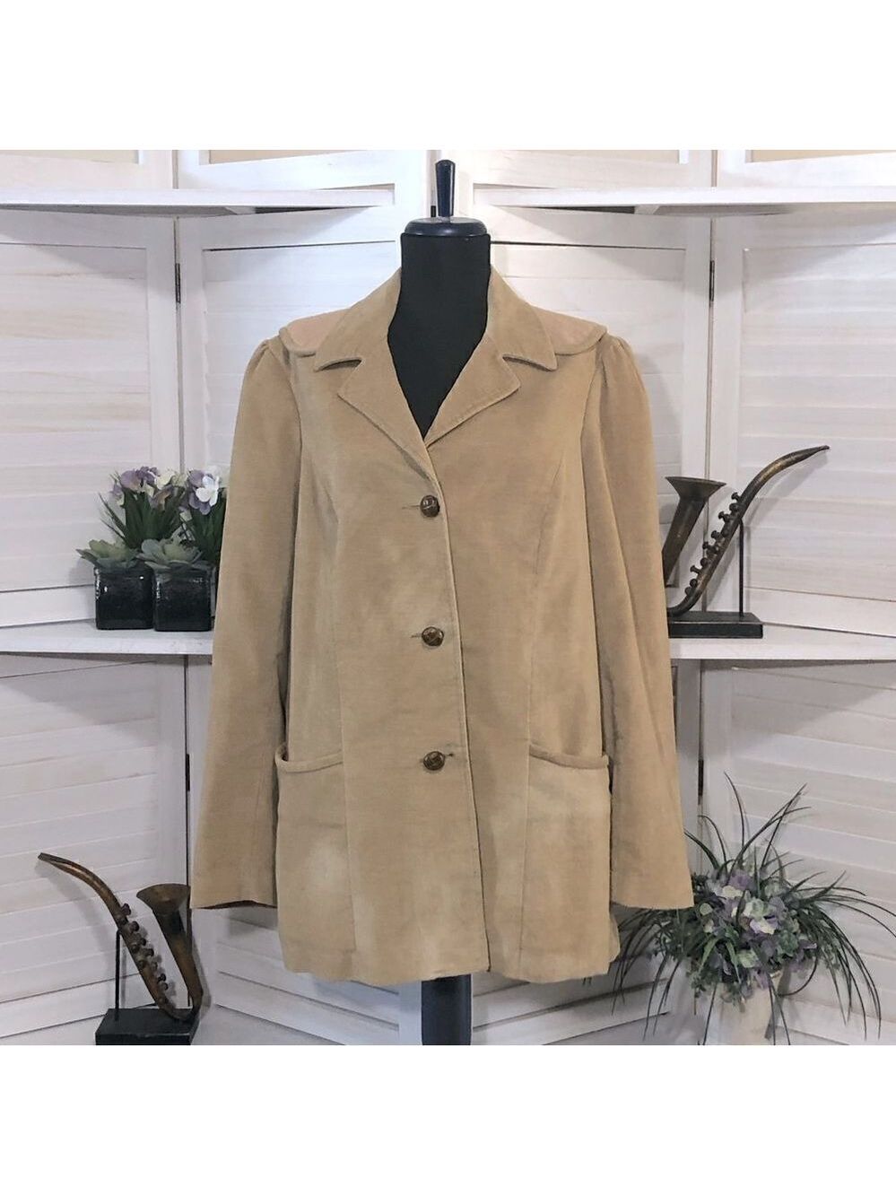 PIONEER | Jackets & Coats | Vintage 7s Corduroy Western Blazer Jacket ...